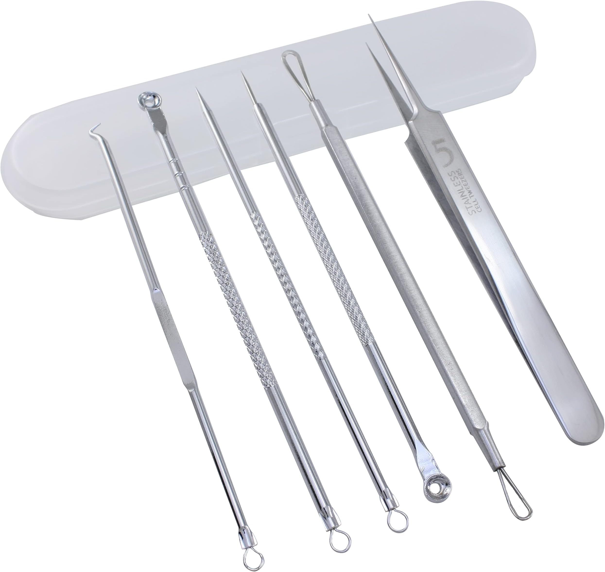 Amazon.com: Dual Heads Blackhead Remover Tool Pimple Popper Tool Kit ...