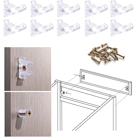 KIBBEH 8 Sets False Front Cabinet Clips Kitchen Cabinet Doors ...