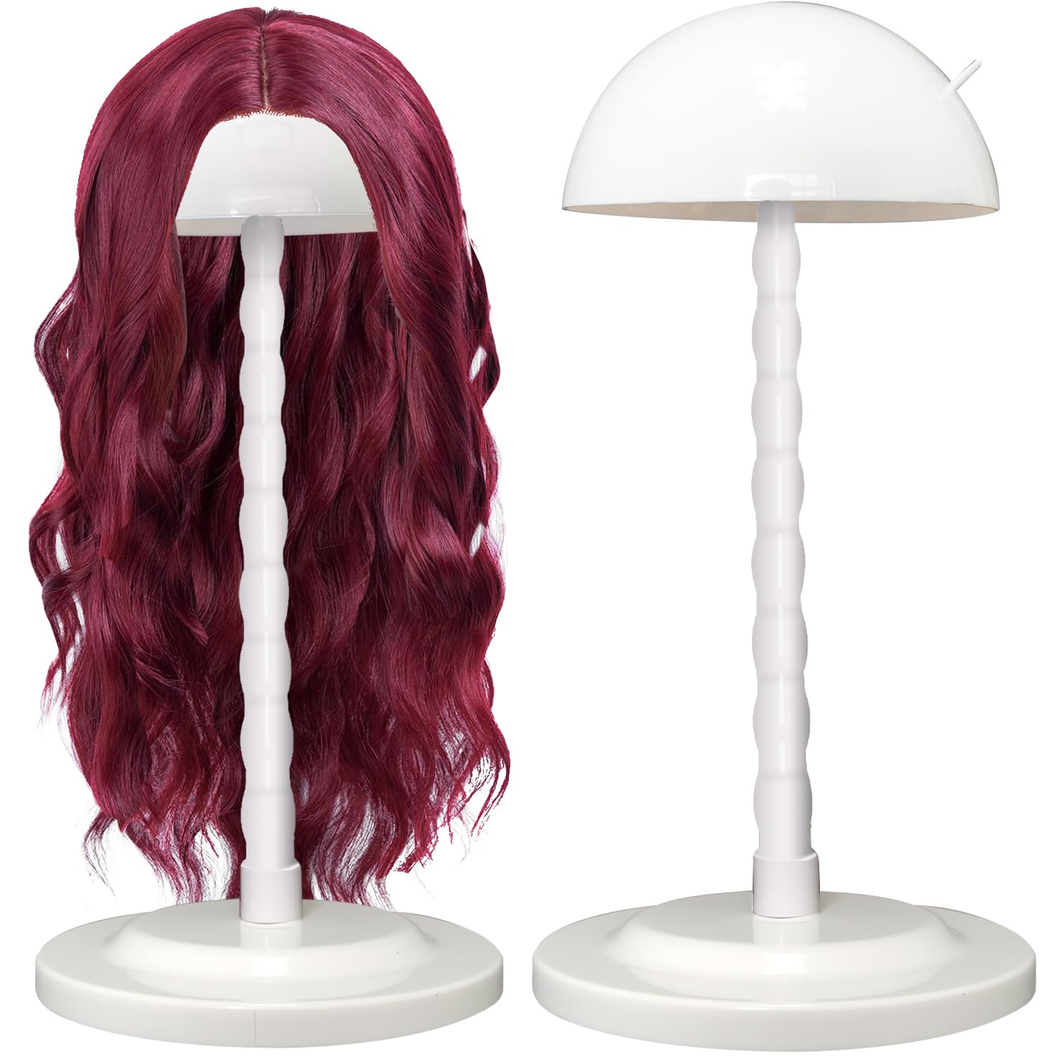 Amazon.com: Wig Stand 1PC Wig Head Stand 13.8 Inch Portabl Wig Holder ...