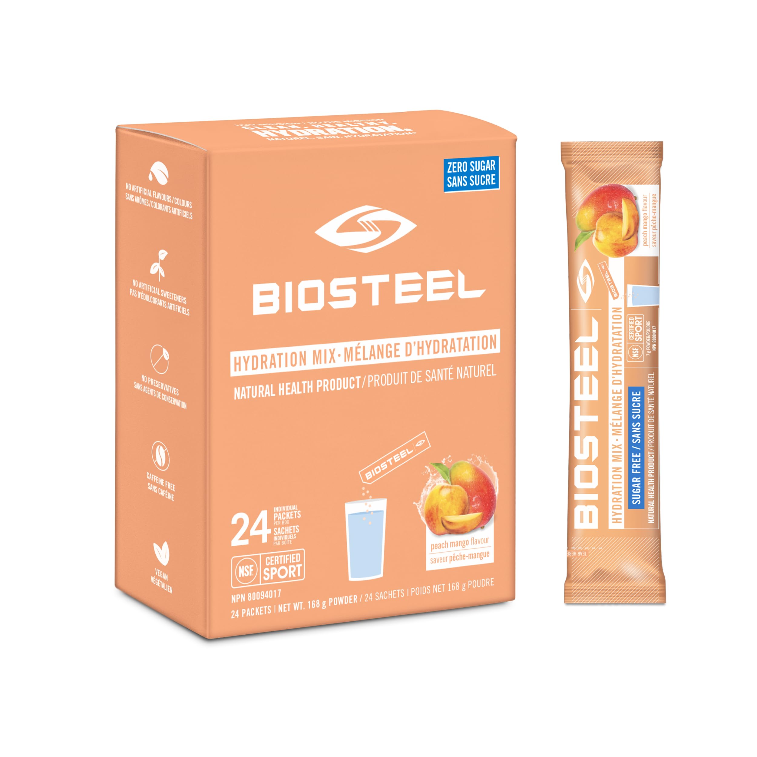 BioSteel Hydration Mix, Great Tasting Hydration with Zero Sugar, and No ...