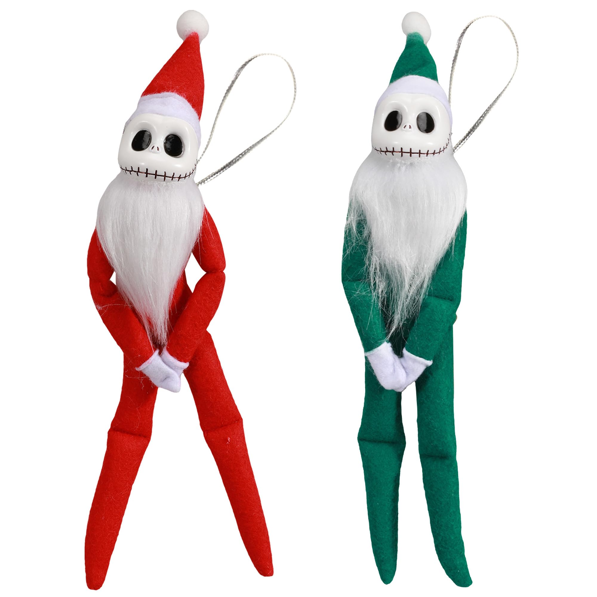 SINSEN Jack Skellington Santa Plush Doll Toy Christmas Jack Skeleton ...