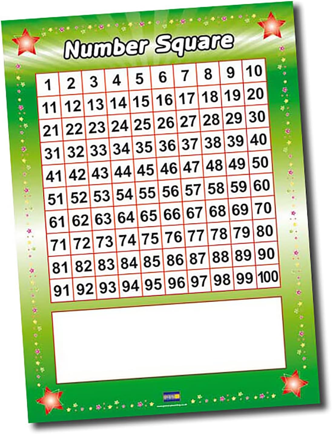 Giant Number Square Multiplication Maths Dry Wipe Childrens Pupils ...