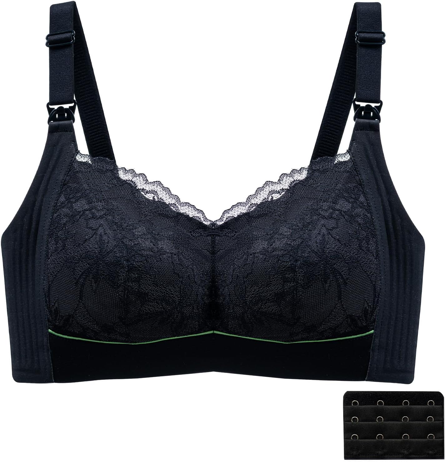 Lace Nuring Bra Maternity Nursing Bras for Breastfeeding Push Up ...