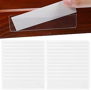 Amazon.com : Ciieeo 96Pcs Label Holders Self Adhesive 4.3 x 1.2 Inch ...
