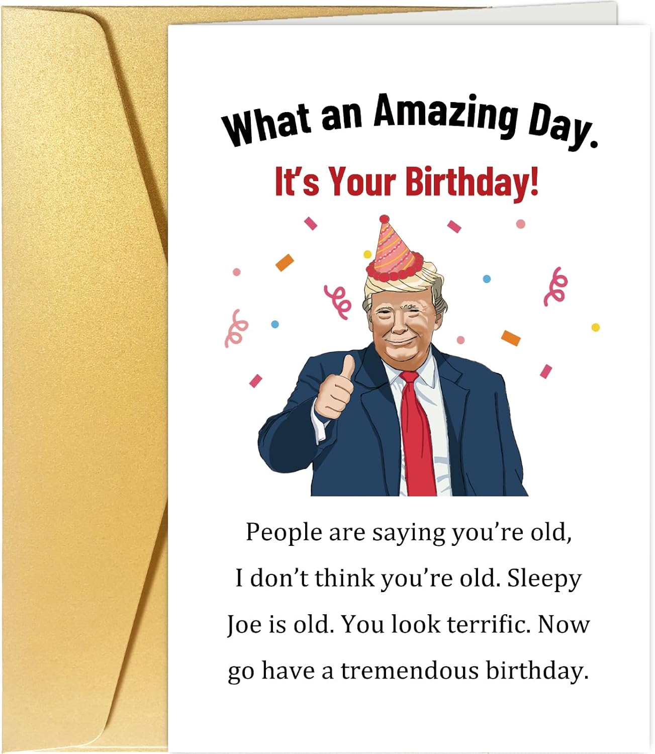 Donald Trump Birthday Card, Funny Birthday Card for Philippines | Ubuy