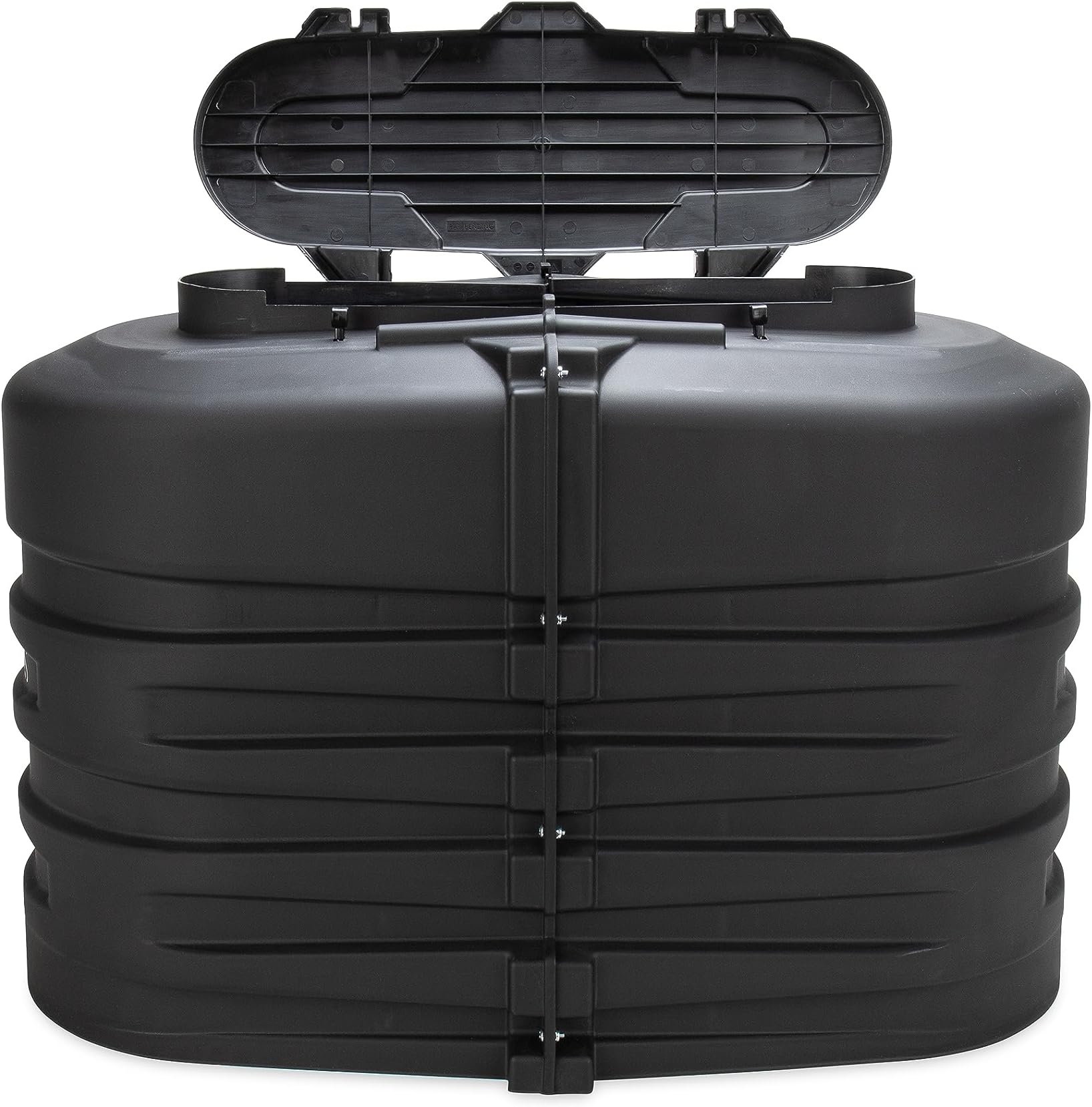 Amazon.com: Camco Camper/RV Dual Propane Tank Cover | Features Hinged ...