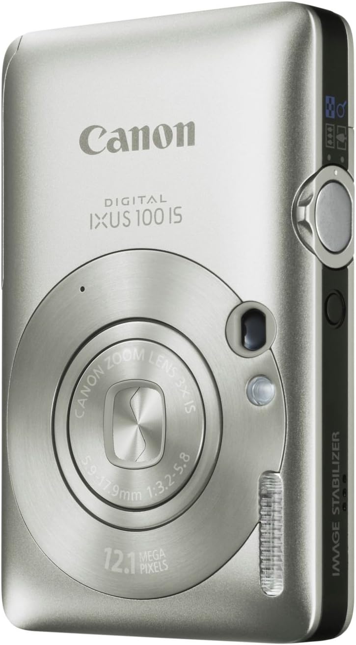 Canon Digital IXUS 100 IS Digitalkamera (12 MP, 3-fach opt. Zoom, 6,4cm ...