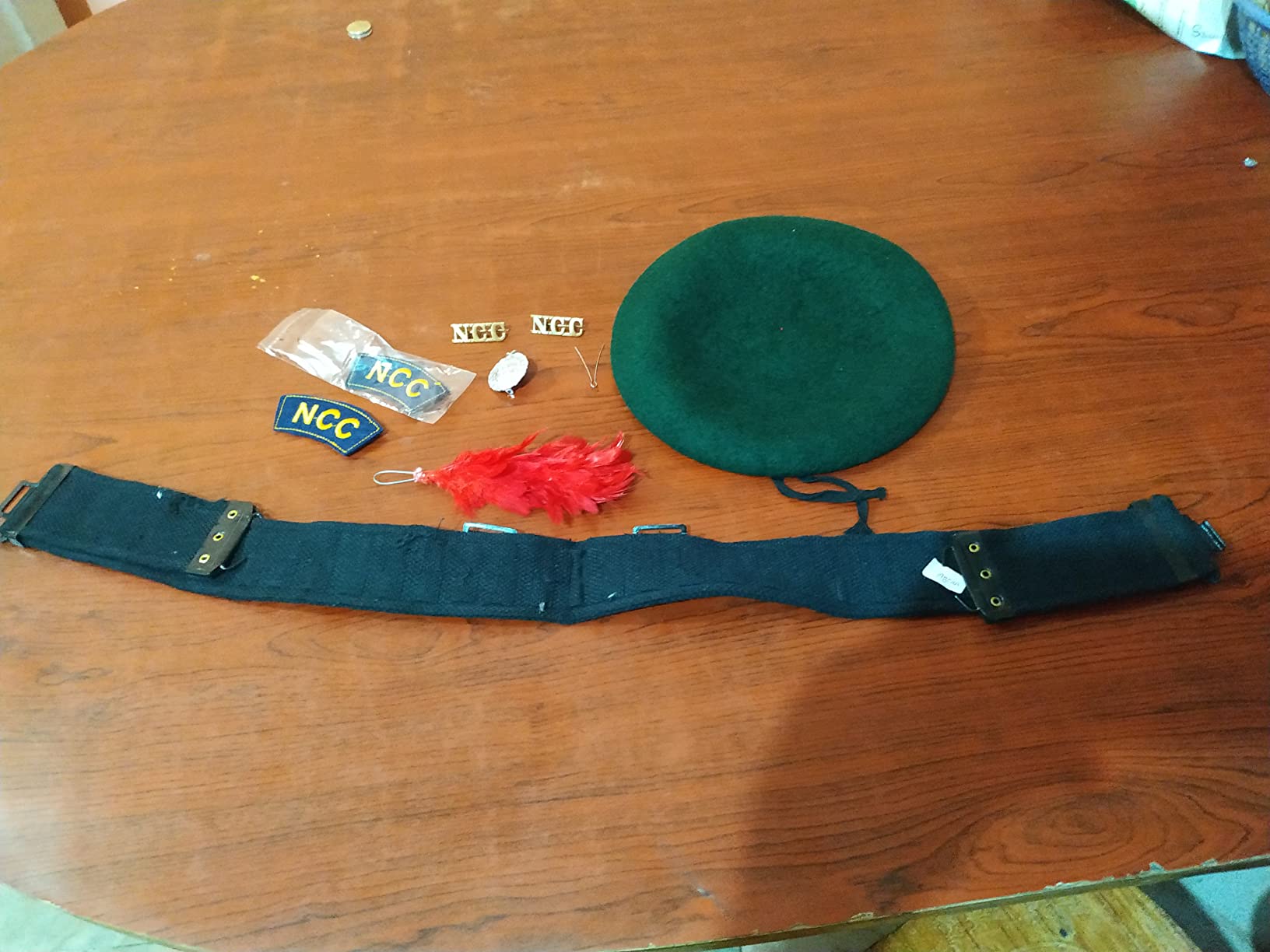REGALIA NCC Accessories - Beret, Cap Badge, Cotton Belt, Lanyard, Label ...