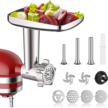 Amazon.com: Metal Food Grinder Attachment for KitchenAid Stand Mixers ...