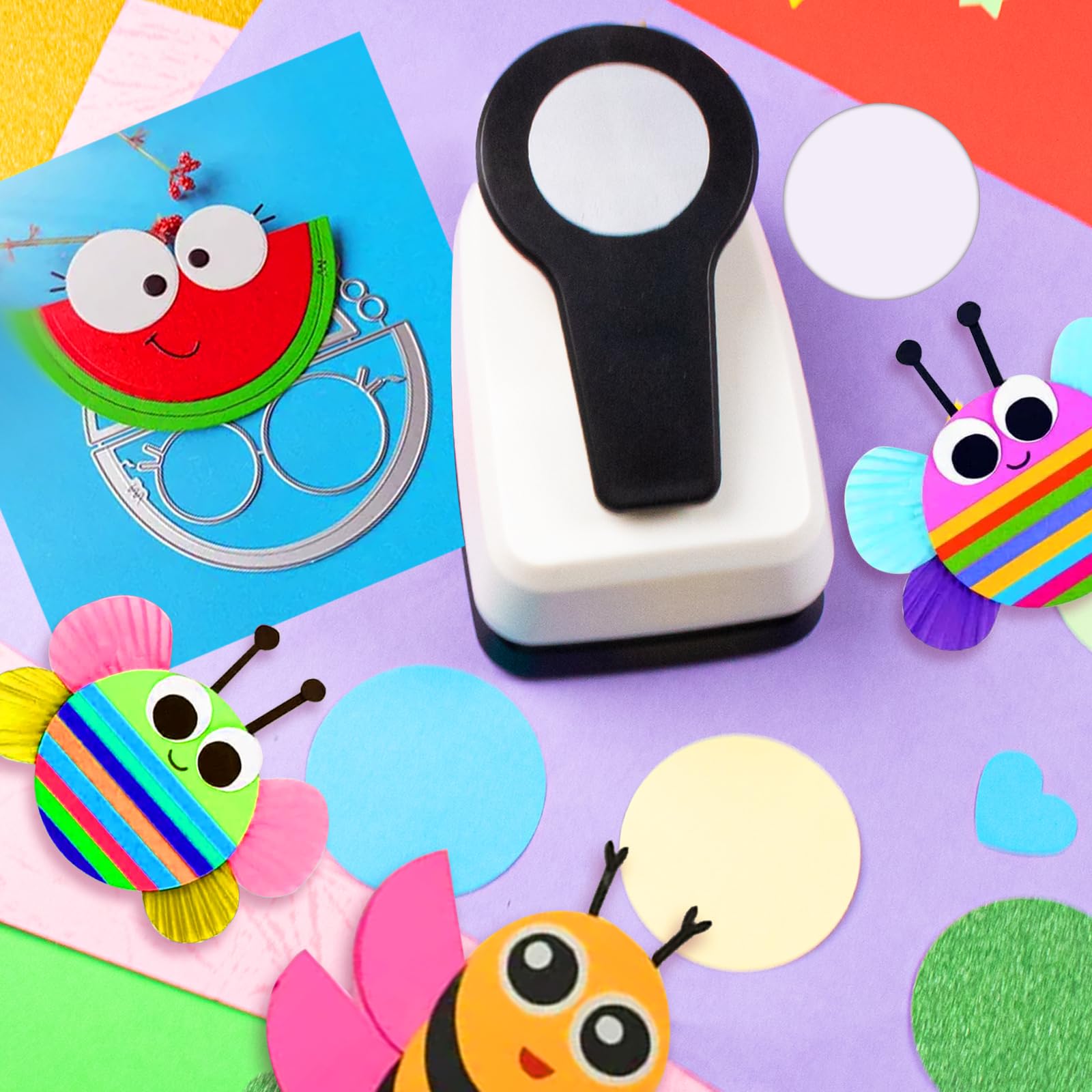 Snapklik.com : Circle Punch 2 Inch, Circle Paper Punch, Hole Puncher ...