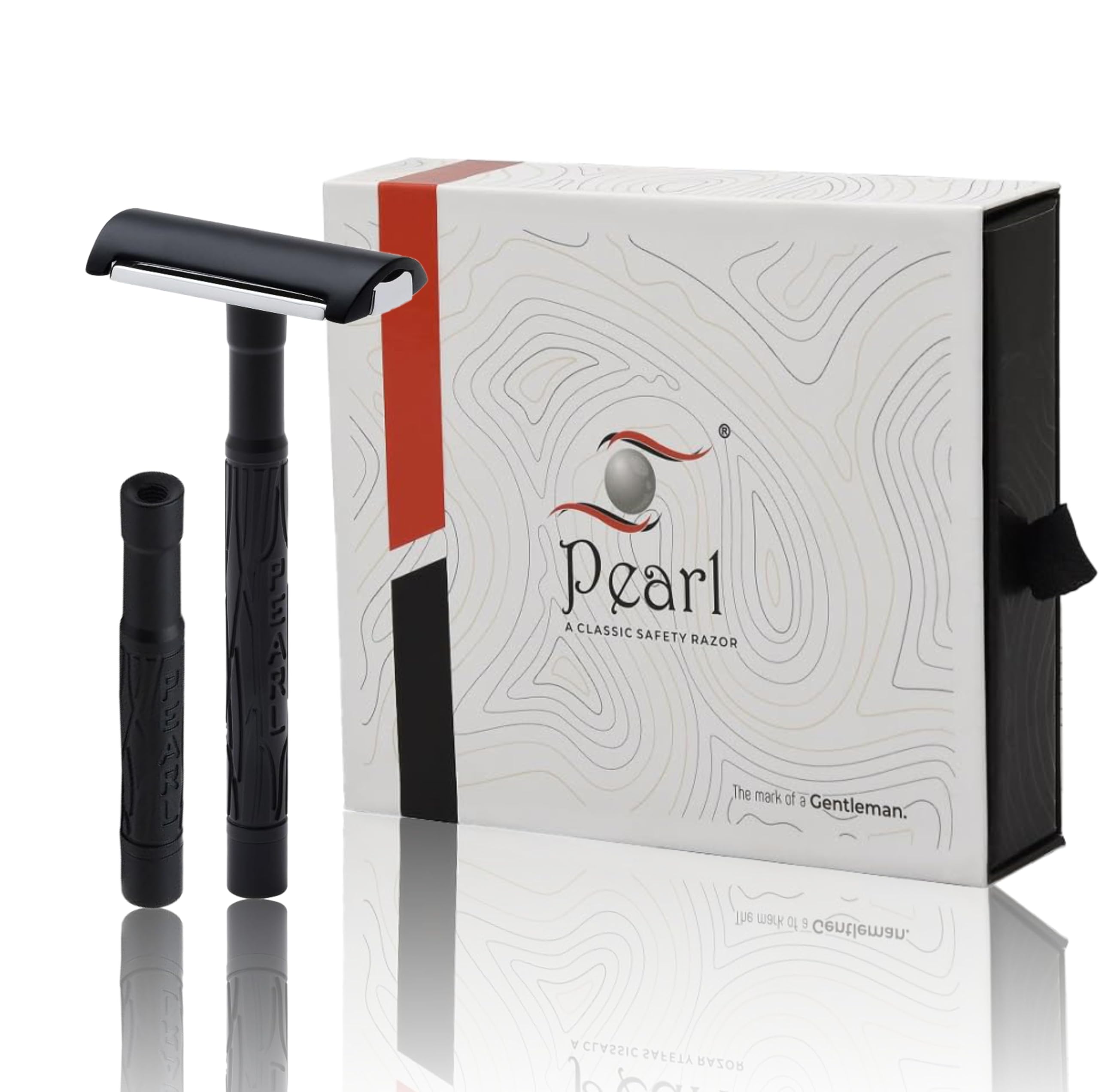 Pearl K2 Dual handle Double Edge Safety Razor made with Brass Metal ...