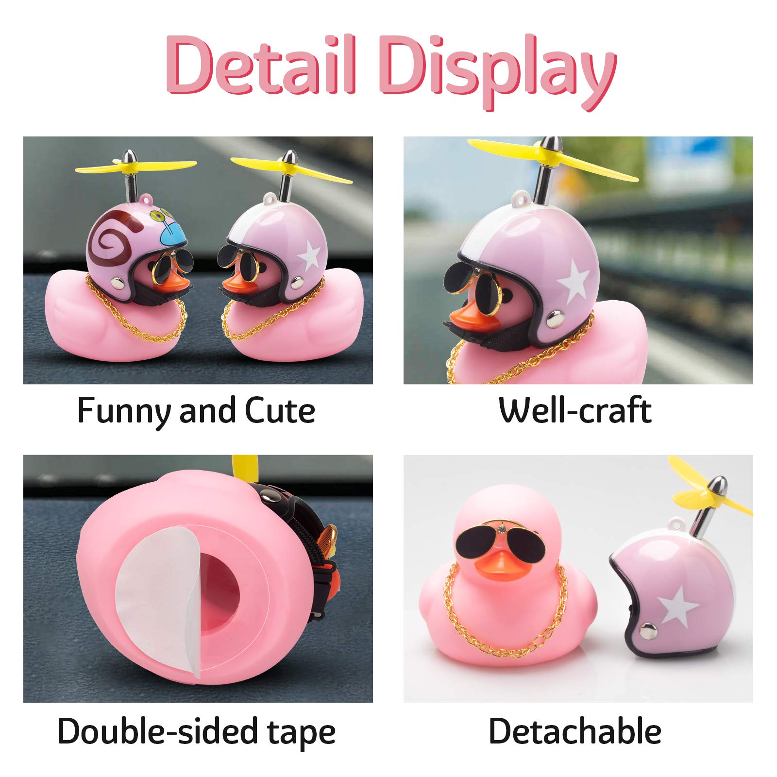 Pink Rubber Duck Wonuu Pink Cowboy Hat Rubber Duck - Funny Car ...