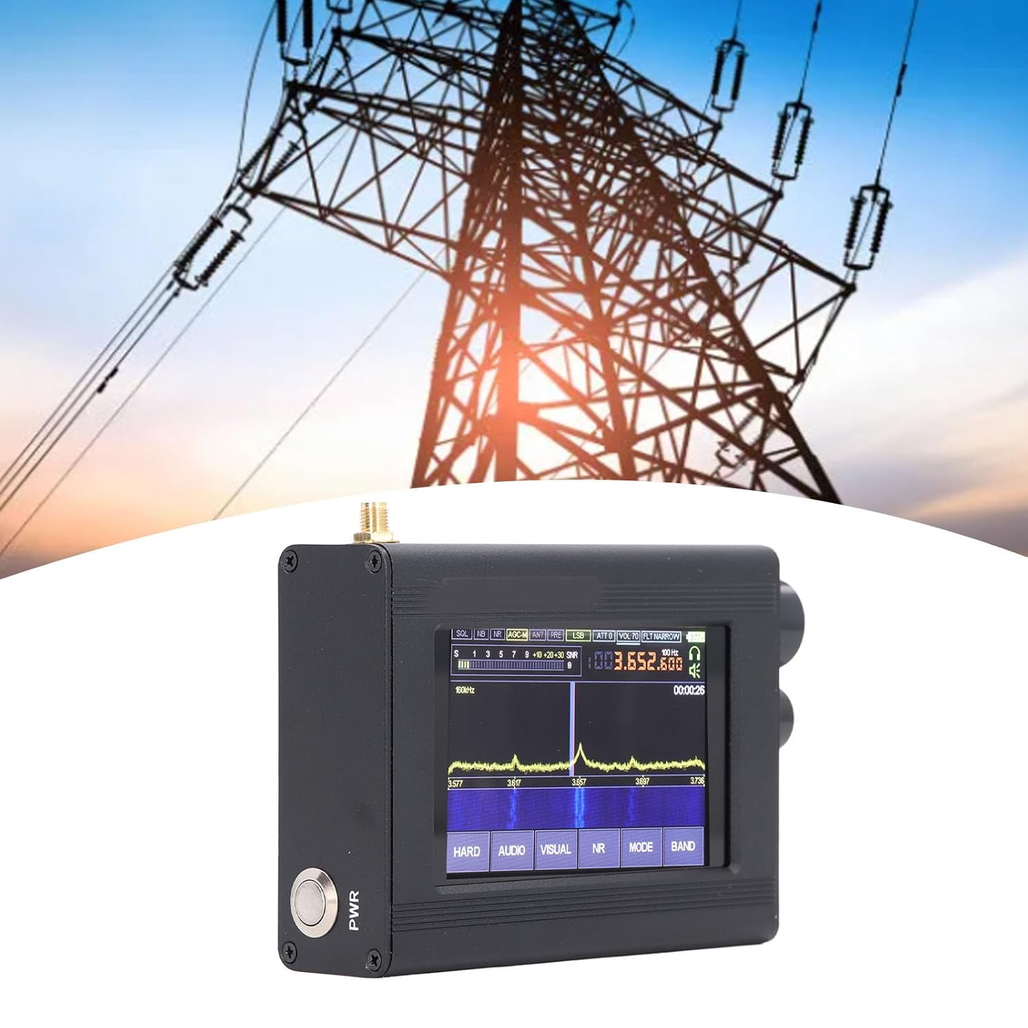 Software Defination Radio Receiver, 50Khz2GHz DSP SDR Receiver AM SSB ...