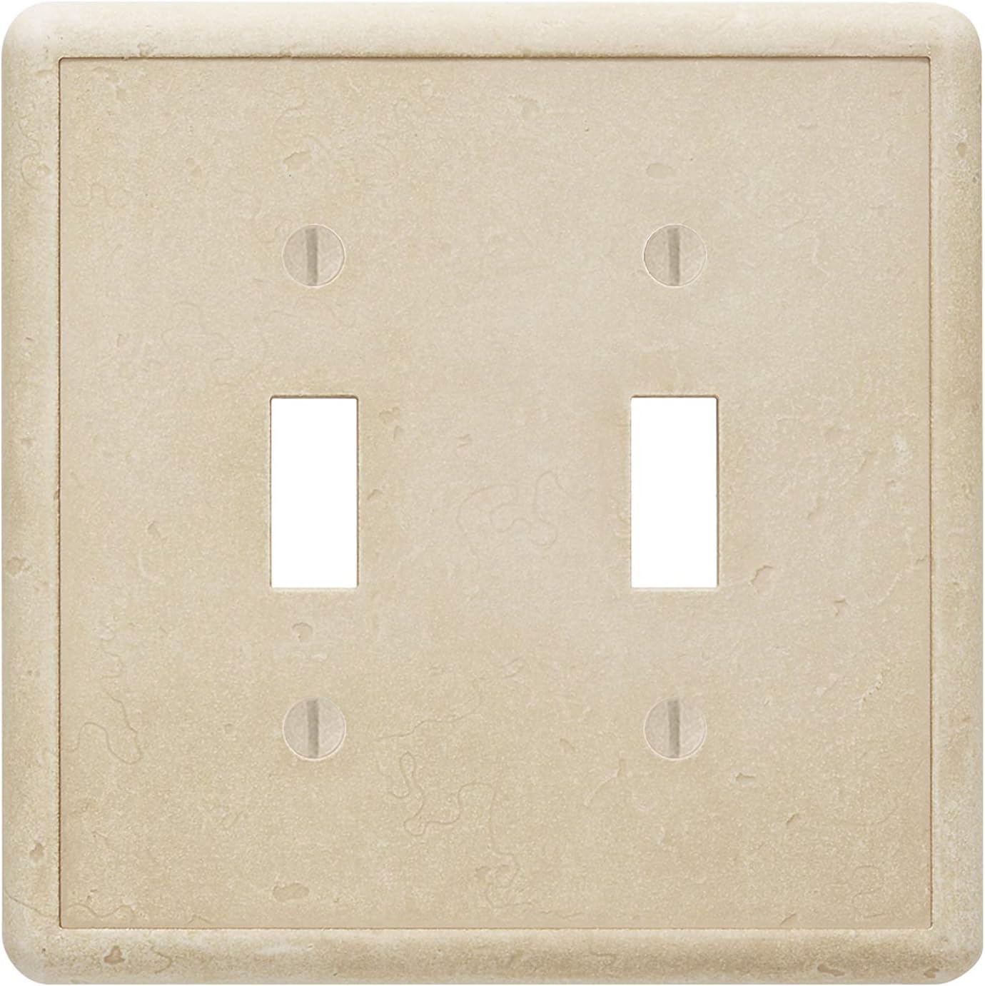 Stonique® Simulated Stone Switch Plate - Double Switch (Wheat) - Amazon.com
