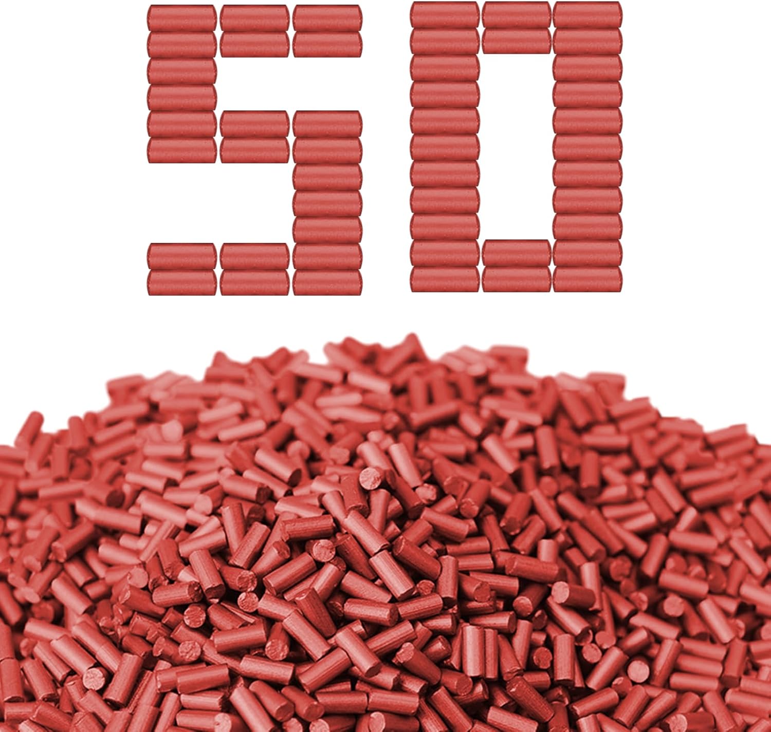 Bulk Pack 50 Red Flints Stones (2.2mm*5mm)，Lighter Flint Stone ...