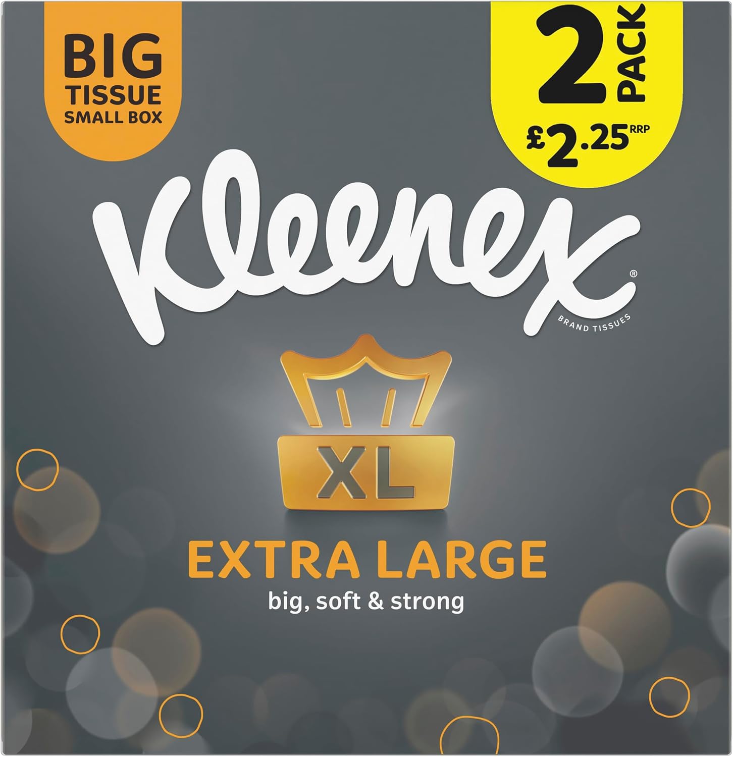 Kleenex Compact Box Extra Large 44 Tissues Pack of 2 : Amazon.co.uk ...