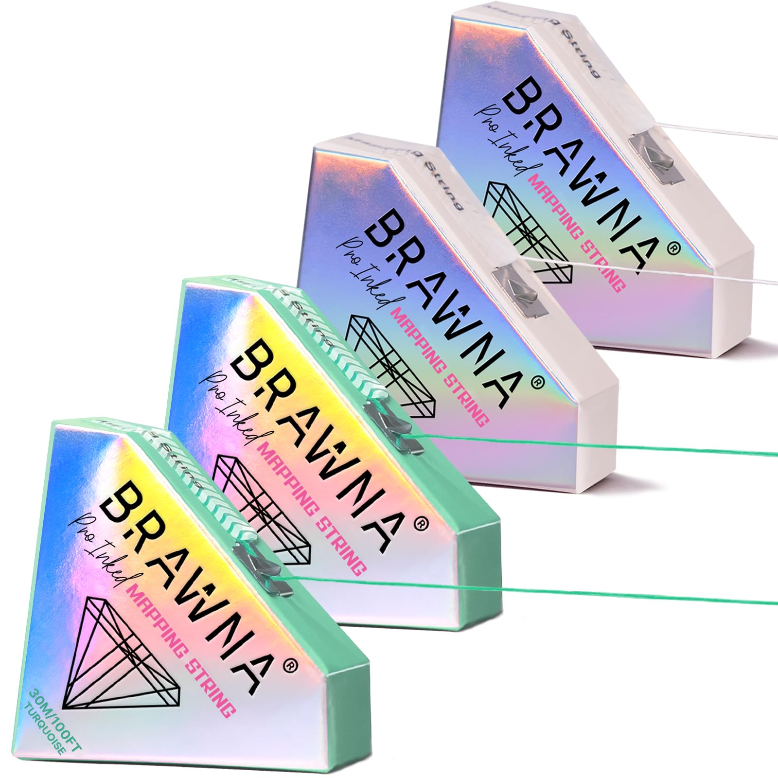 Amazon.com : BRAWNA 4 Pack Pro Inked Mapping String for Brow and Lip ...