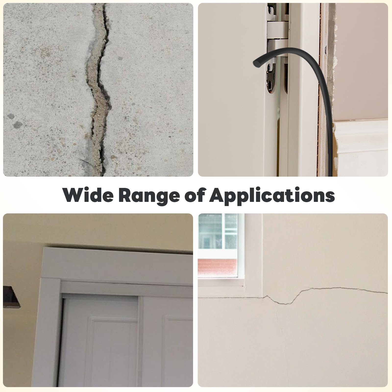 Snapklik.com : DGSL Backer Rod 3/4 Inch, Caulk Saver, Black Foam Backer ...
