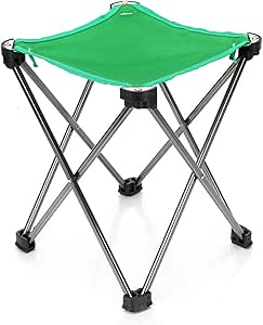 Amazon.co.jp: Camping Stool, Portable Stool, Small Aluminum Alloy ...