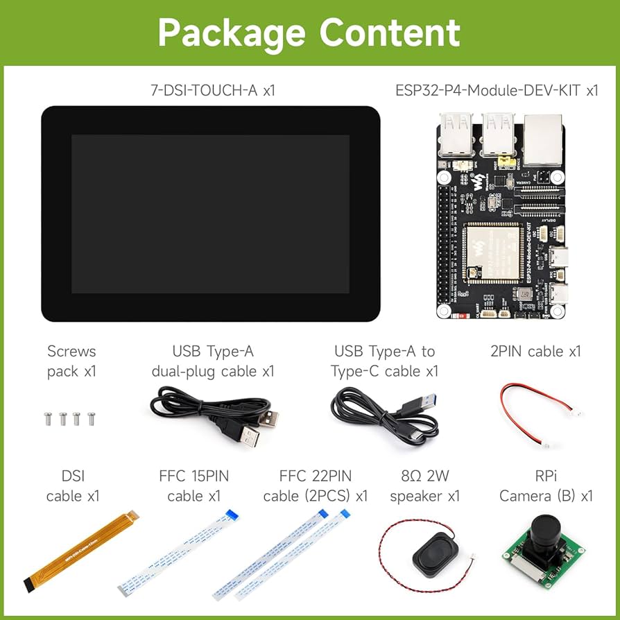 Esp32 P4 Waveshare Module DEV KIT C, Module High Performance Development Board, Based On & ESP32 ...