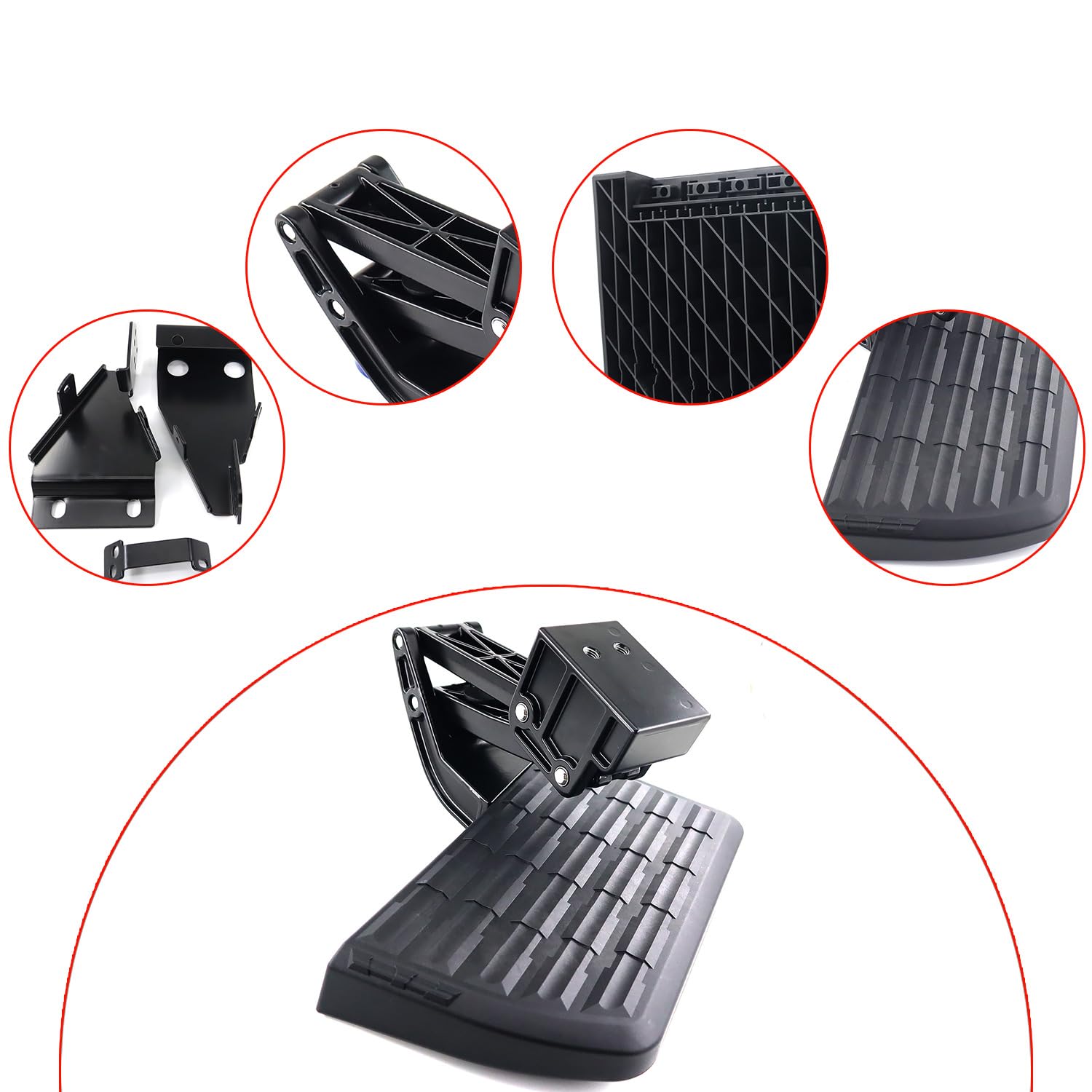 RJSPHH 75328-01A Rear Bed Step Retractable Bumper Step for Ford F150 ...