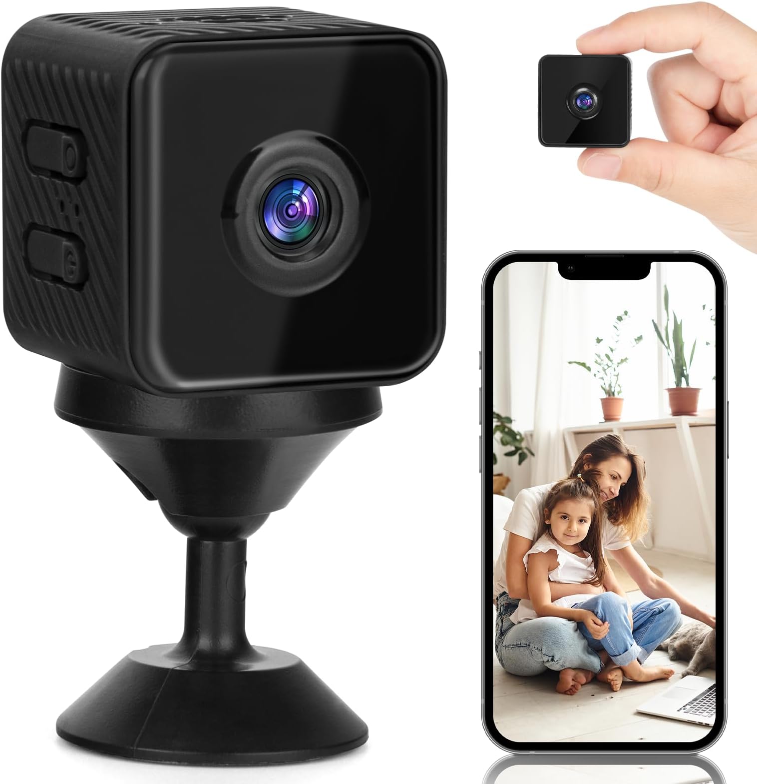 NICEJOOE Mini Spy Camera - Hidden Cameras with Night Vision Motion ...