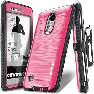 Amazon.com: COVRWARE Iron Tank case for LG Aristo 3/Aristo 2/Aristo/Fortune 1/2/Rebel 2/4/Zone 4 ...
