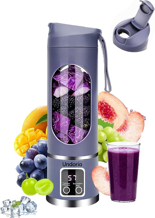 Amazon.com: Undoria Portable Blender Cordless for Shakes and Smoothies ...