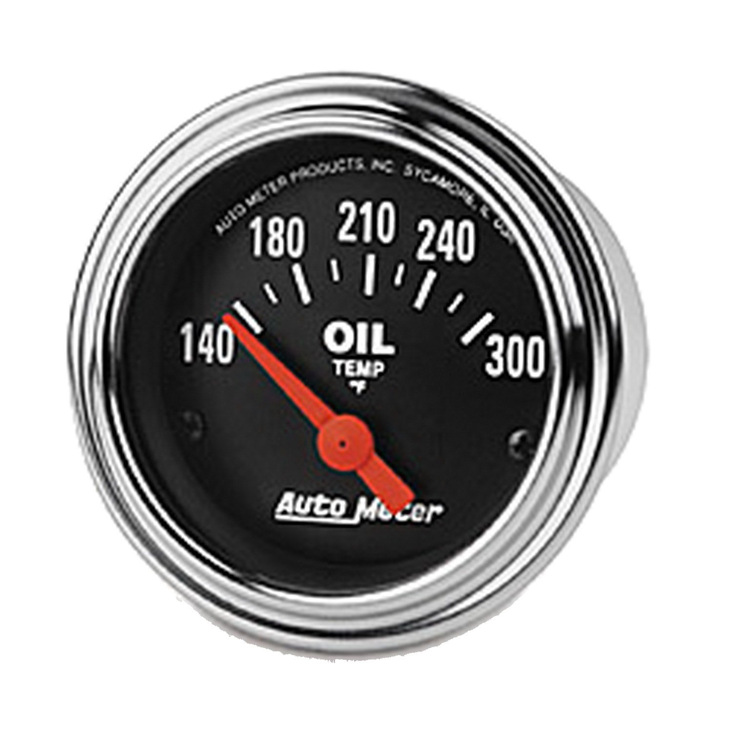 Amazon.com: Auto Meter 2543 Traditional Chrome Electric Oil Temperature ...