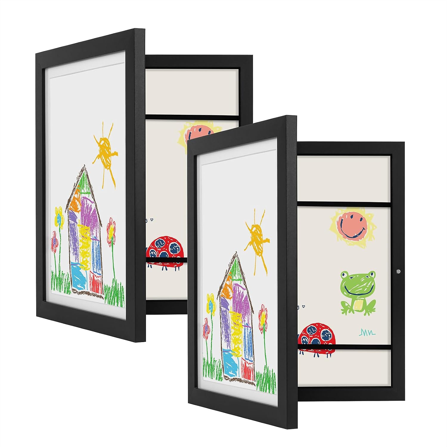 Amazon.com: Kids Art Frame 2 Pack Kids Artwork Frames Changeable ...