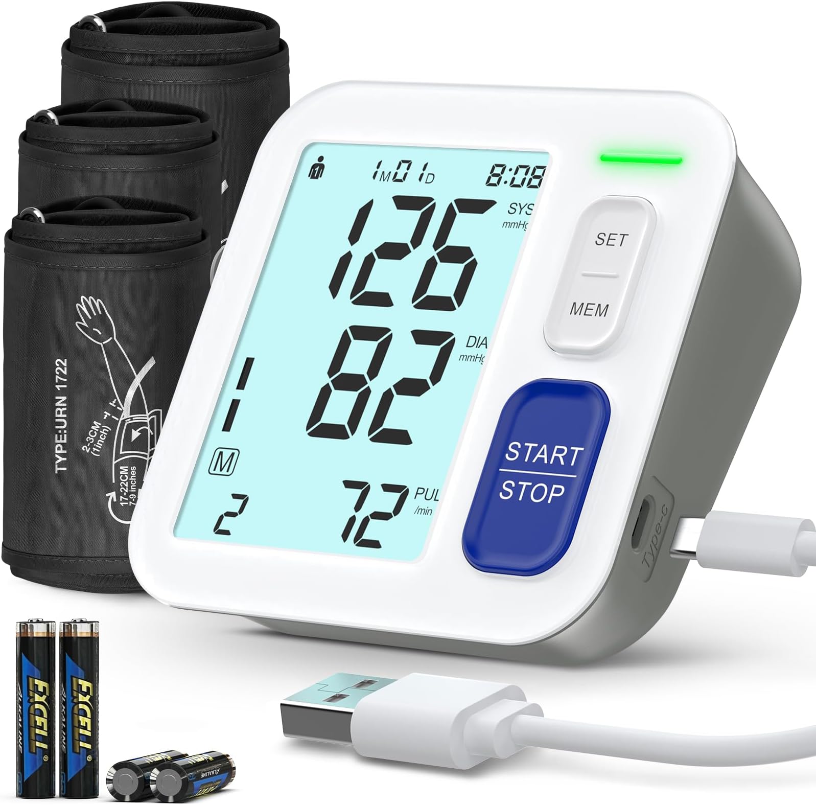 Amazon.com: Pediatric Blood Pressure Cuff, Blood Pressure Machine for ...