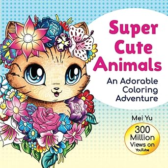 Amazon.com: Super Cute Animals: An Adorable Coloring Adventure: Cute ...