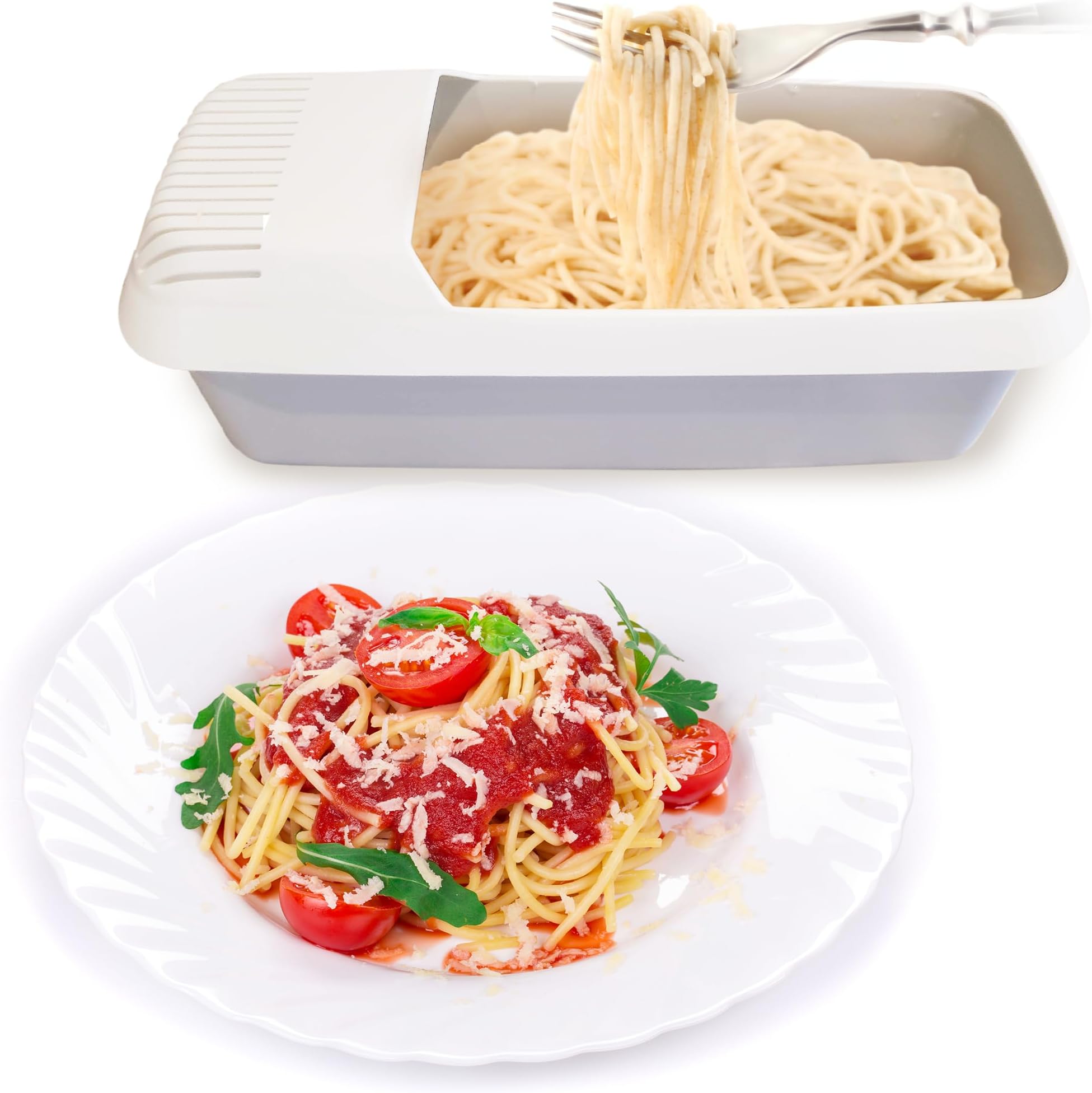 Amazon.com: Pasta Cooker with Strainer, Heat Resistant Spaghetti Noodle ...