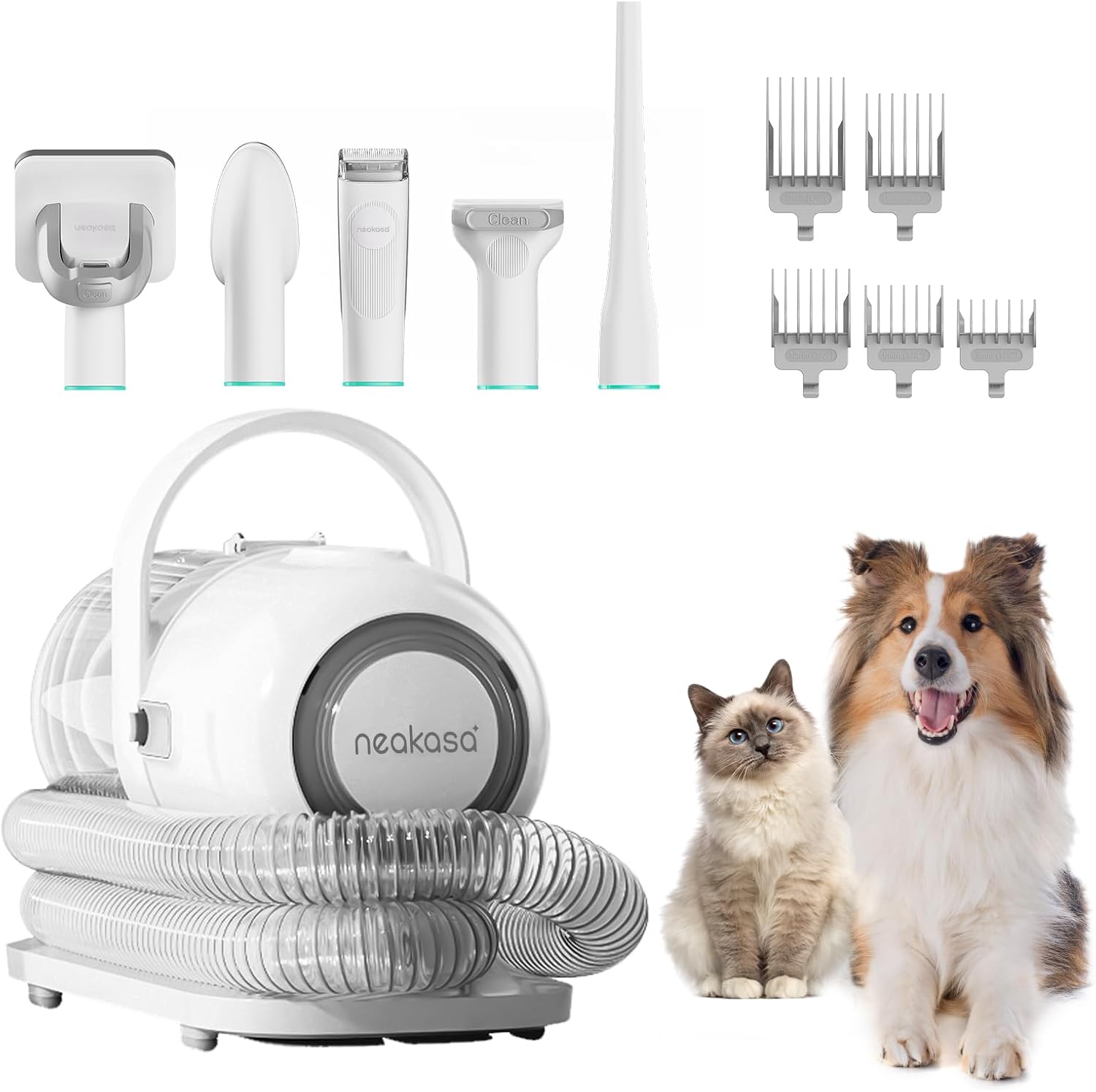 Neakasa Self Cleaning Dog Grooming Kit Professional, 13000Pa P1 Pro Dog ...