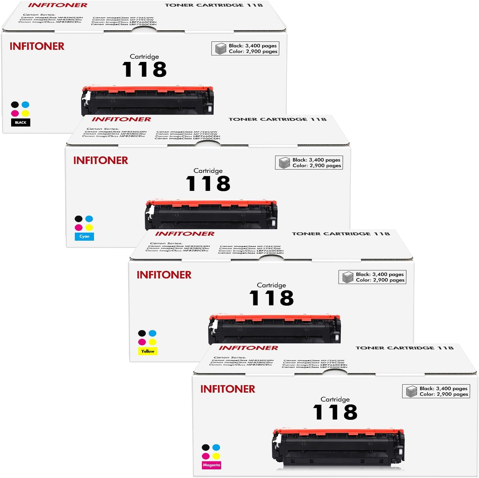 Amazon.com: Canon Original 118 Toner Cartridge - Yellow : Office Products