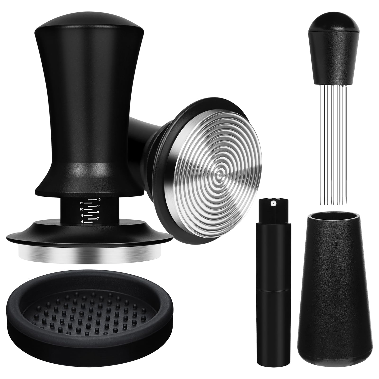 Amazon.com: Y-Step 51mm Espresso Tamper Set with 30lb Calibrated Spring ...