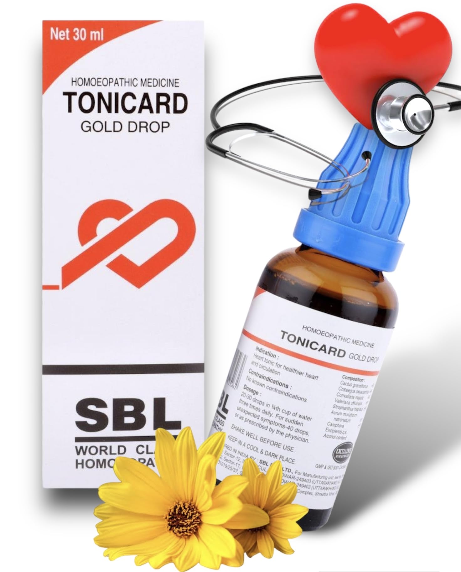 SBL Tonicard Gold Drops Sbl 30ml - HeartCare Drops : Amazon.in: Health ...