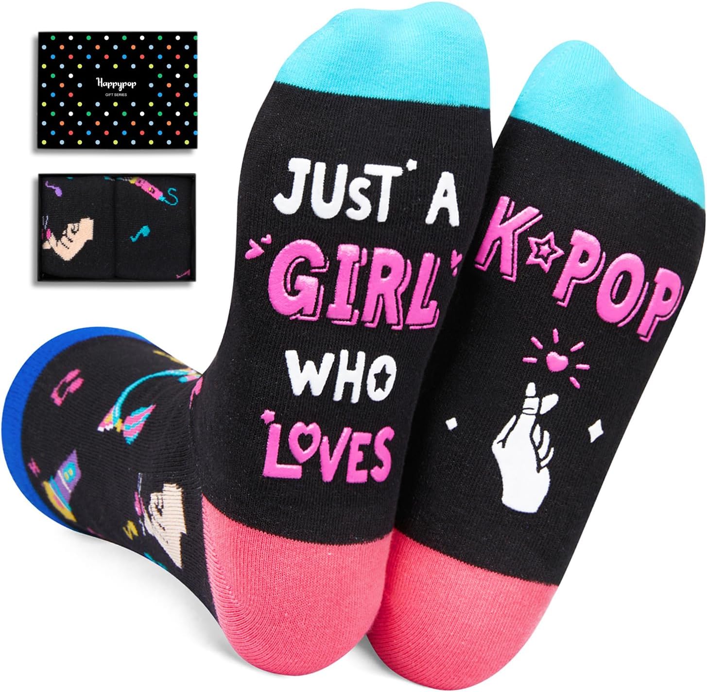 Amazon.com: HAPPYPOP Crazy Gifts for Kpop Fans - Kpop Socks K-Pop Gifts ...
