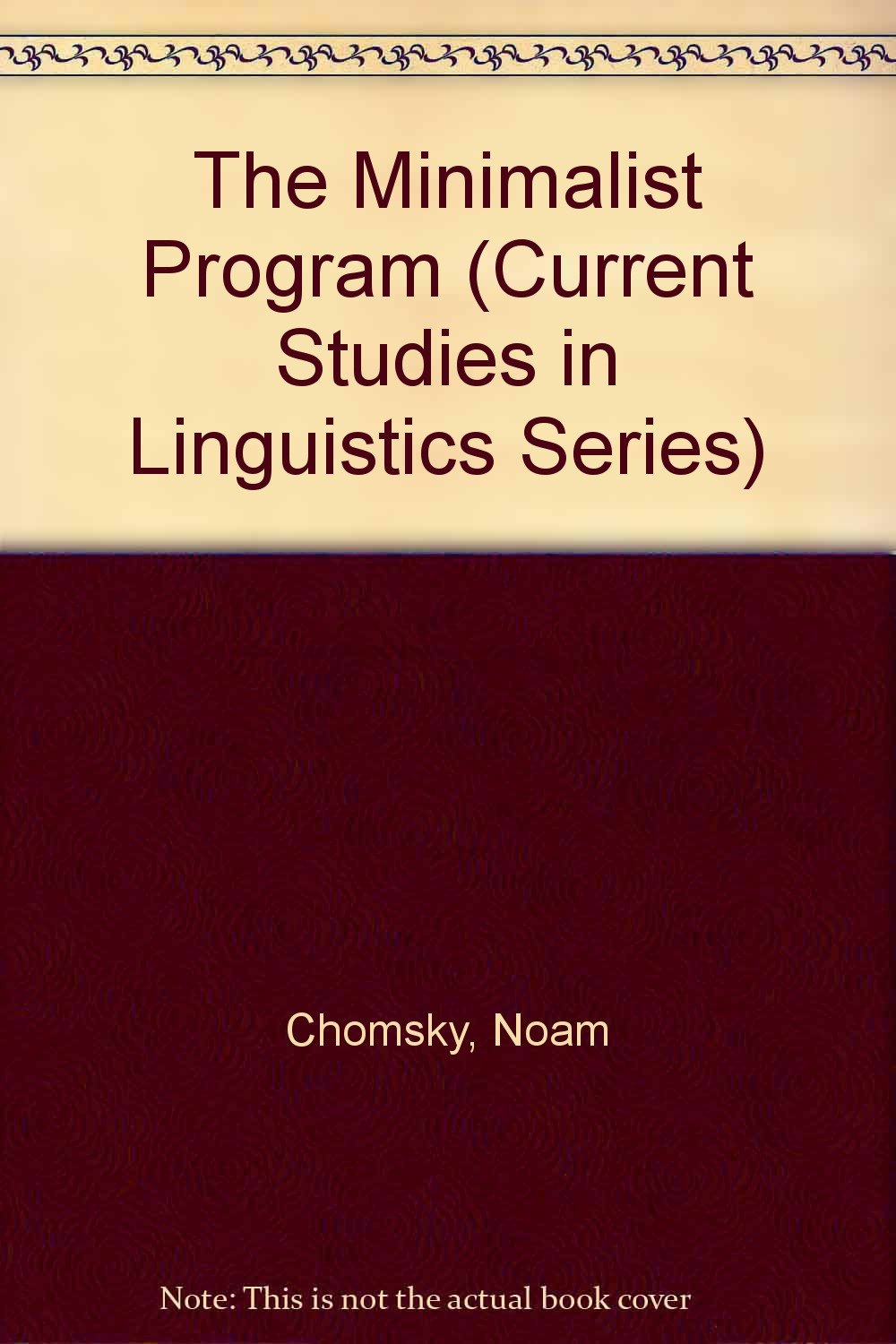 Amazon.com: The Minimalist Program (Current Studies in Linguistics ...