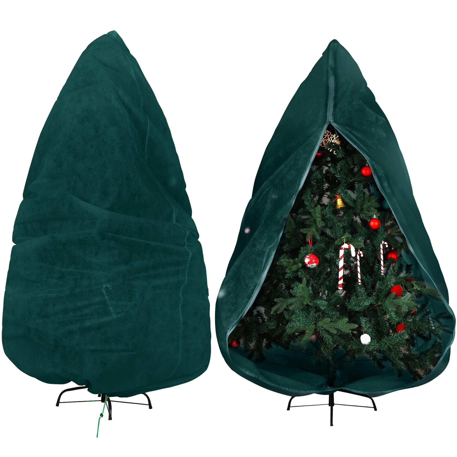 Amazon.com: Shappy Christmas Tree Storage Bag Xmas Tree Cover Upright ...