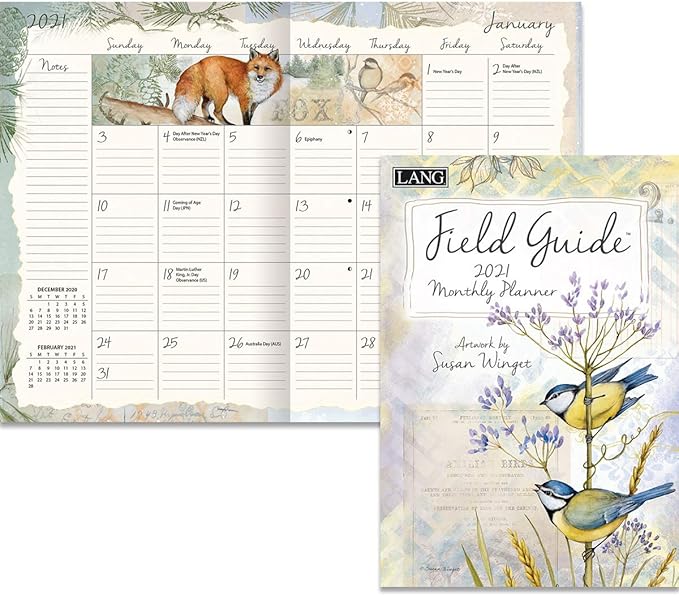 Amazon.com : LANG Field Guide 2021 Monthly Planner (21991012118 ...