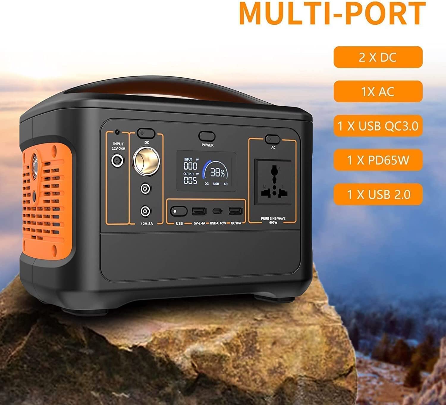 Portable Battery Backup Power Supply