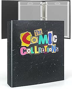 CollectHall Comic Book Binder With Sleeves, Comic Book Storage Album ...