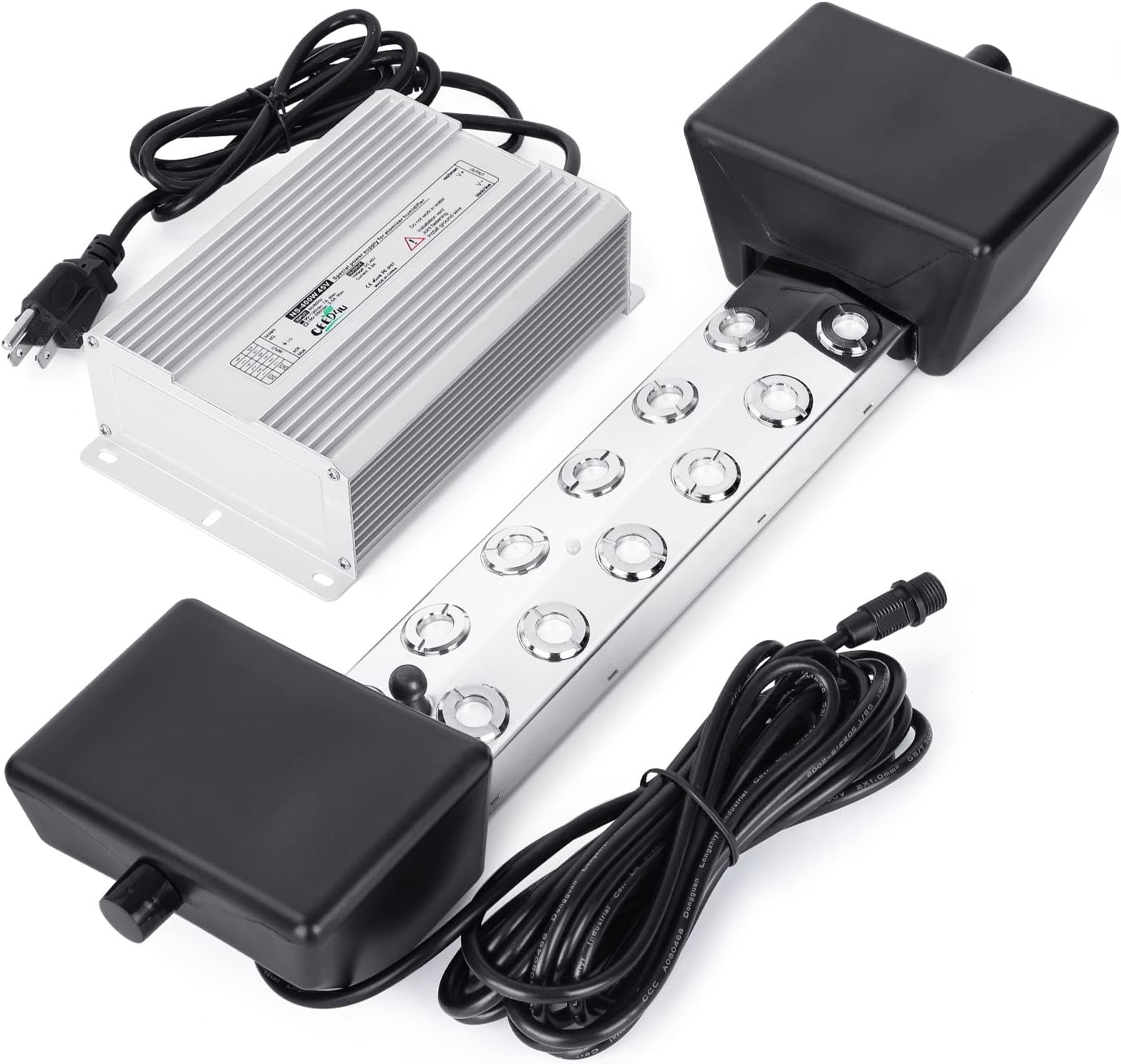 Amazon.com: NOMAL Mist Maker Fogger 10 Head Stainless Steel Ultrasonic ...