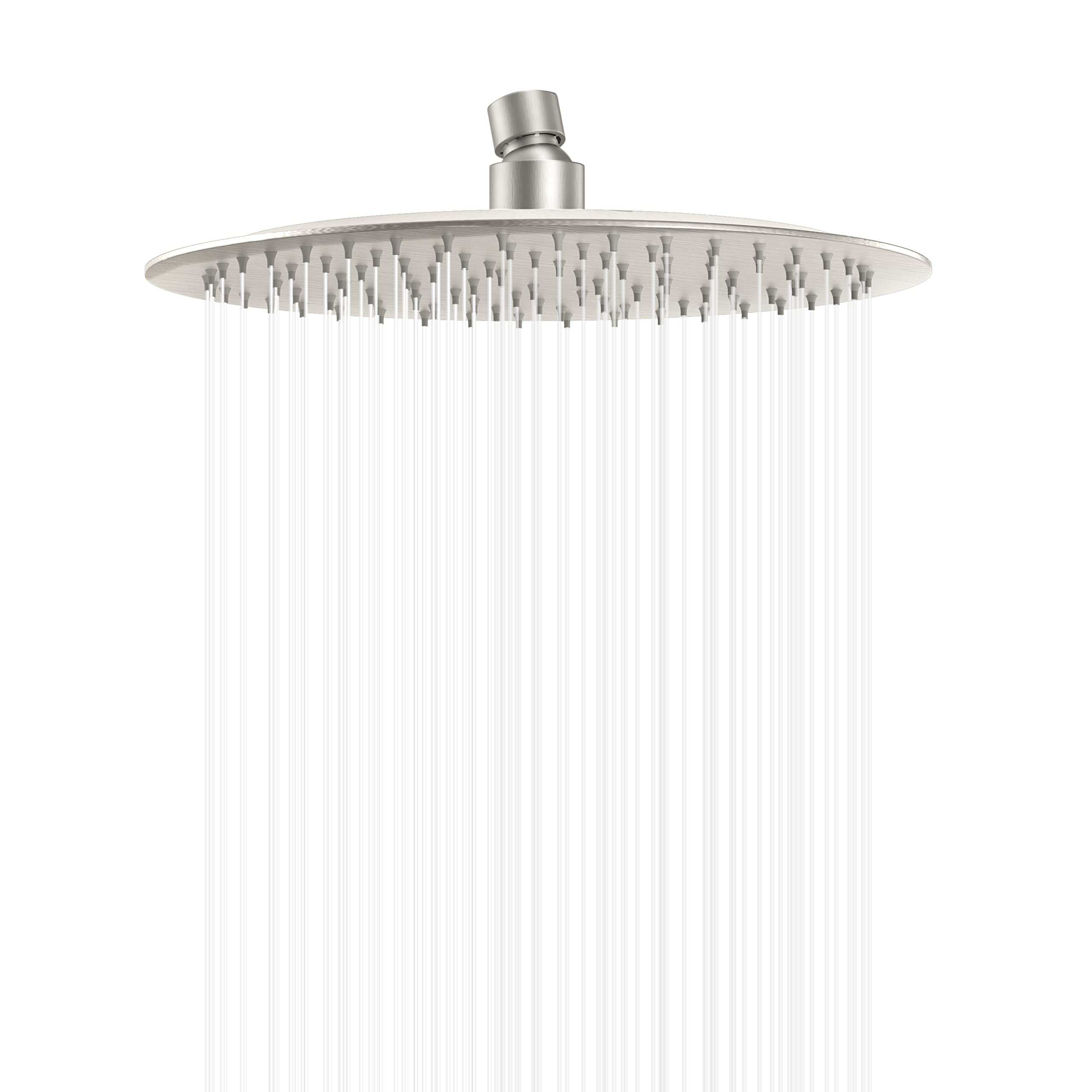 Snapklik.com : Gabrylly 12" Rain Shower Head, Stainless Steel Rainfall ...