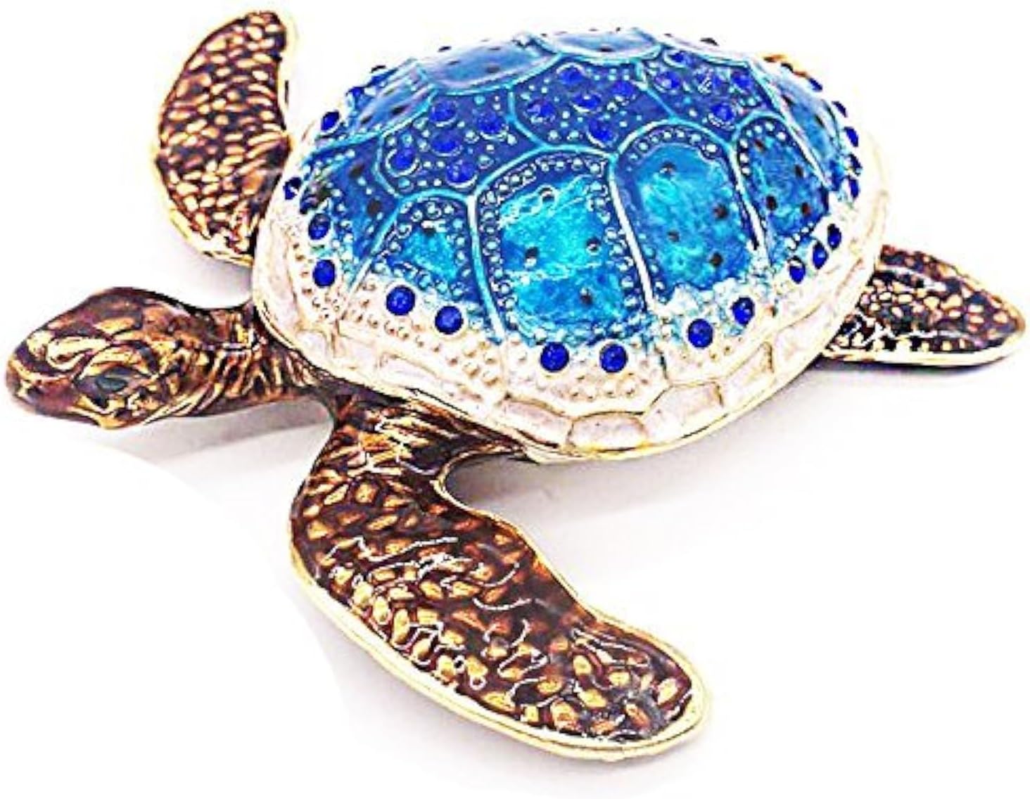 Amazon.com: Tiiyee Hatching Turtle Trinket Box, Hinged Jewelry Box Mini ...