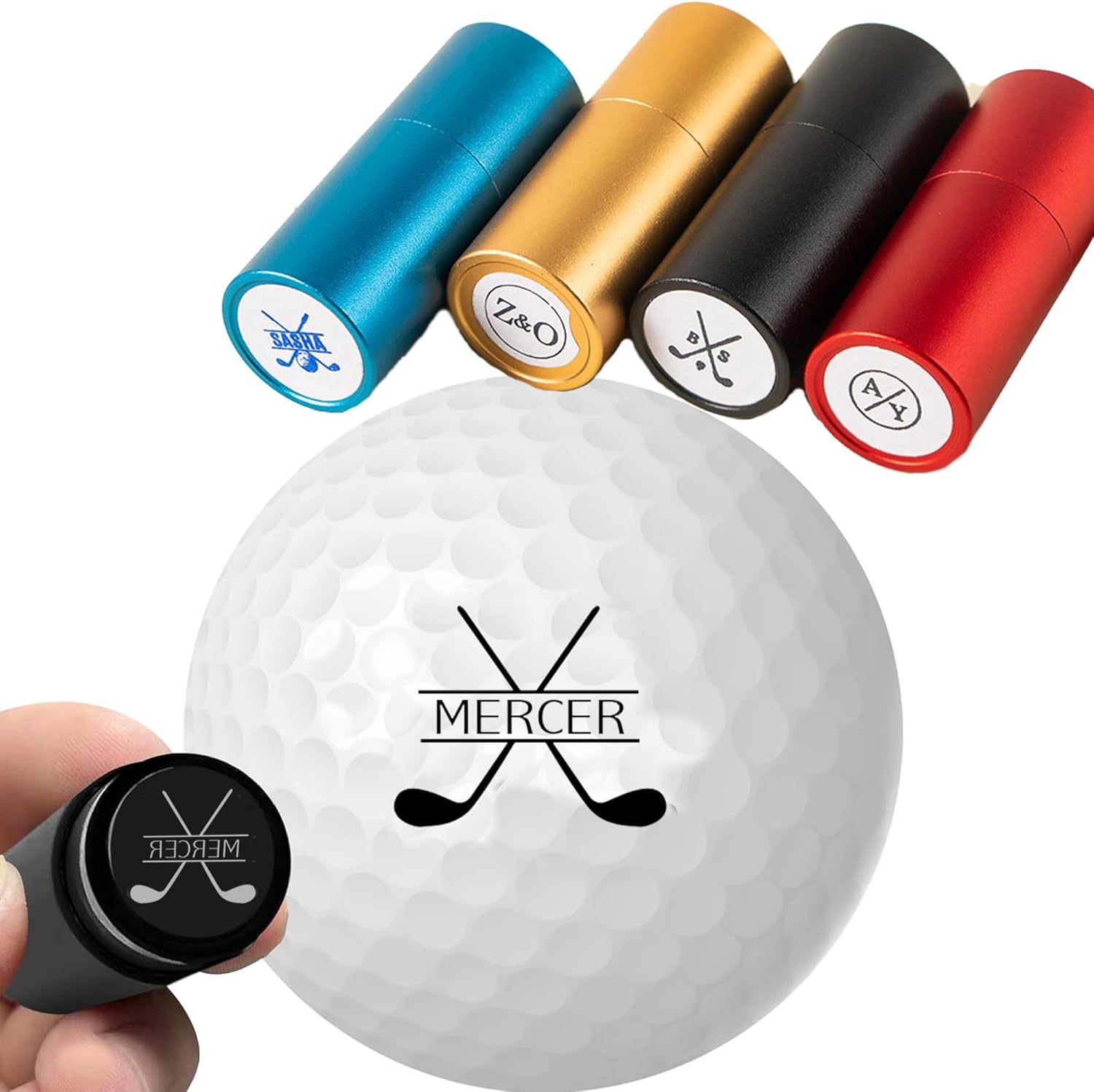 Amazon.com : Customize Your Own Golf Ball Stamp,Custom Golf Ball Stamp ...