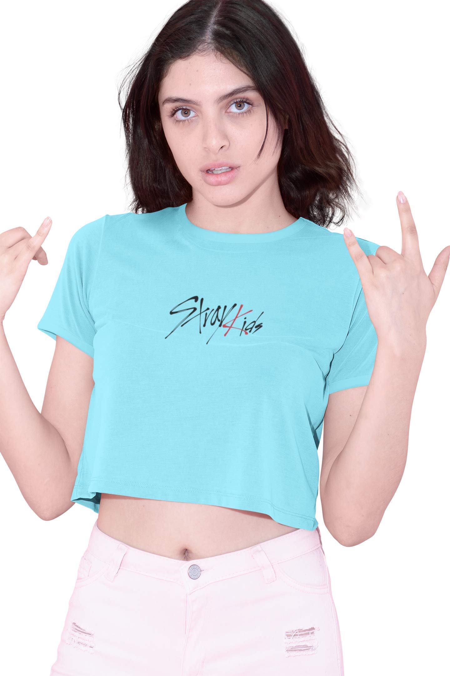 Buy Adullam StrayKids Crop Top Girl s Half Sleeve StrayKids K POP T buy-adullam-straykids-crop-top-girl-s-half-sleeve-straykids-k-pop-t