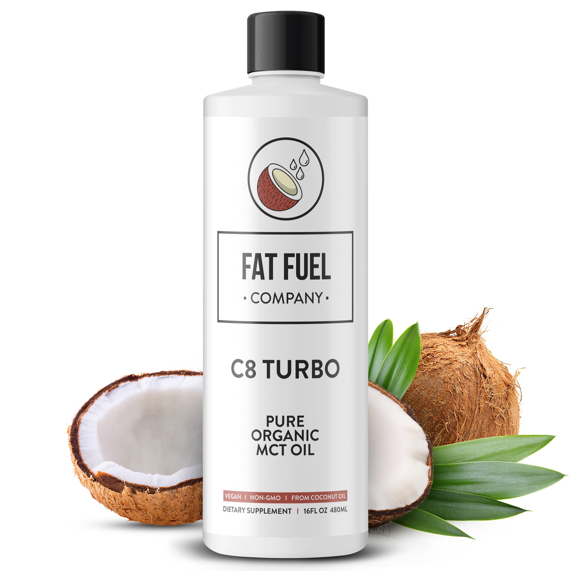 Amazon.com: Fat Fuel C8 MCT Oil - Pure and Organic Body Fuel from ...