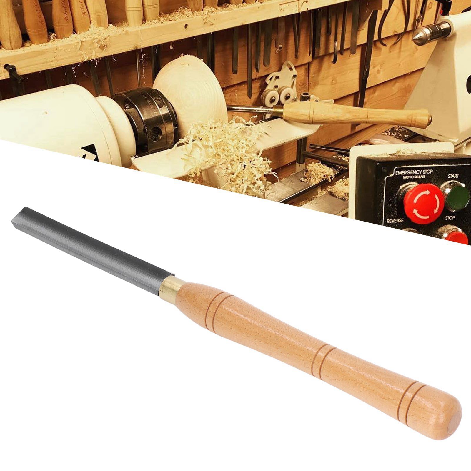 Woodturning Bowl Gouge, HSS High Speed Steel Spindle Gouge, Wood Lathe ...